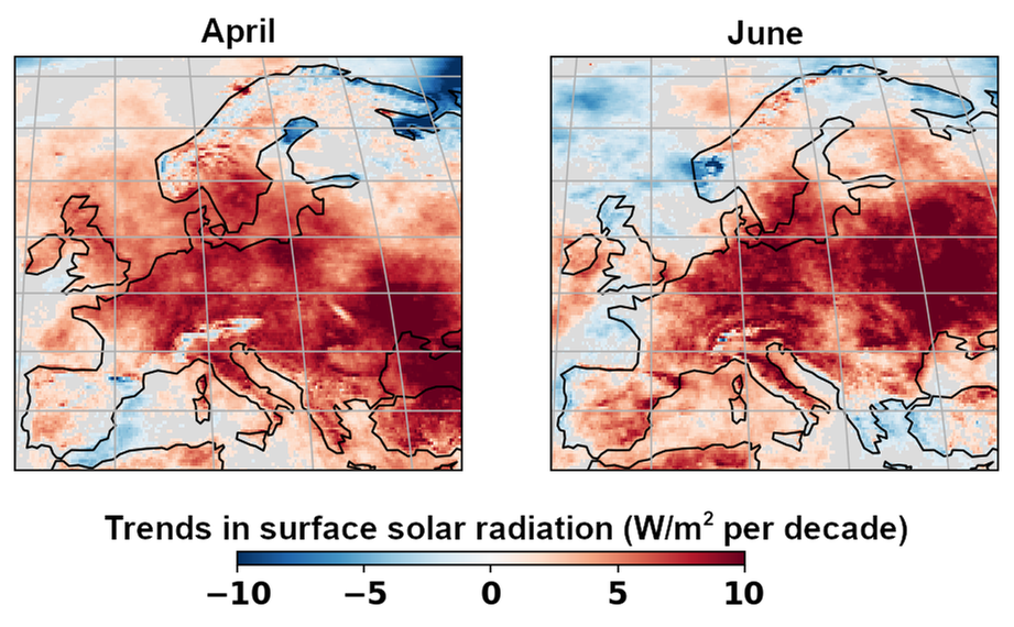 Cleaner air and less cloud cover increase the potential for solar ...