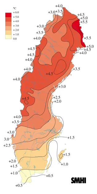 November 2005 - Temperatur och nederbörd — SMHI