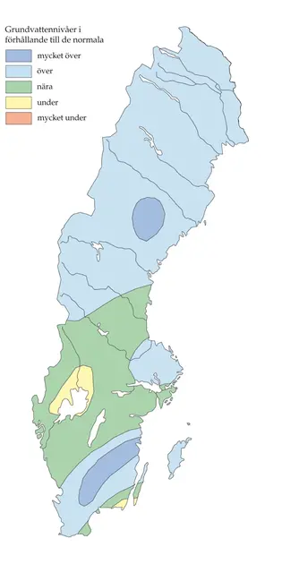 September 2005 - Vattenföring, markvatten och grundvatten — SMHI