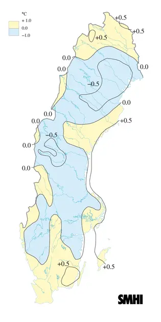 Oktober 2004 - Temperatur och nederbörd — SMHI