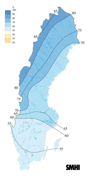 September 2004 - Höstrusk men milt — SMHI