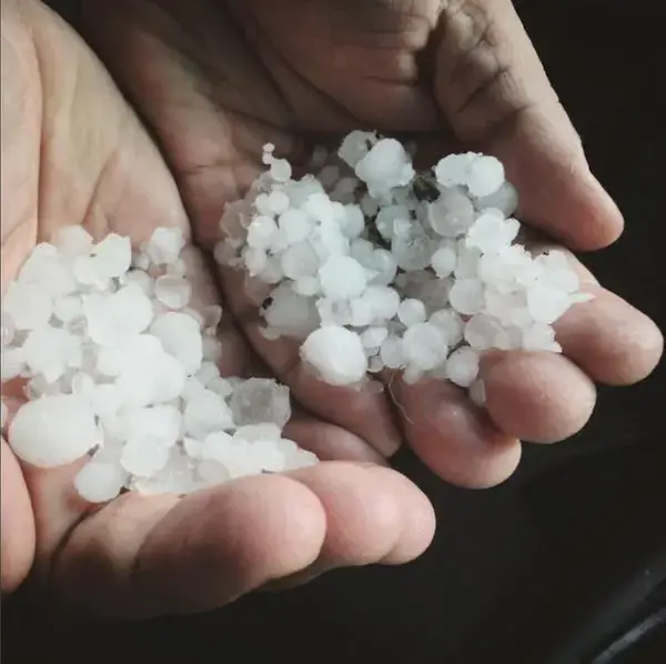 Skyfall och hagel — SMHI