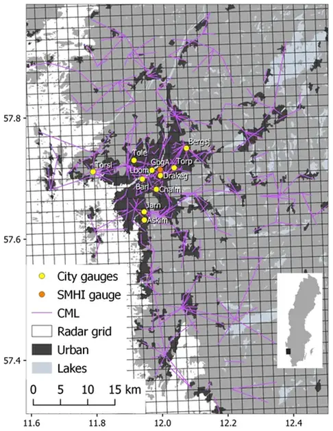 SMHI delar öppna data för bättre övervakning av nederbörd — SMHI